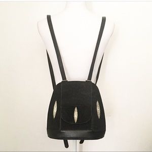 Bags | Genuine 3 Eye Stingray Leather Backpack | Poshmark